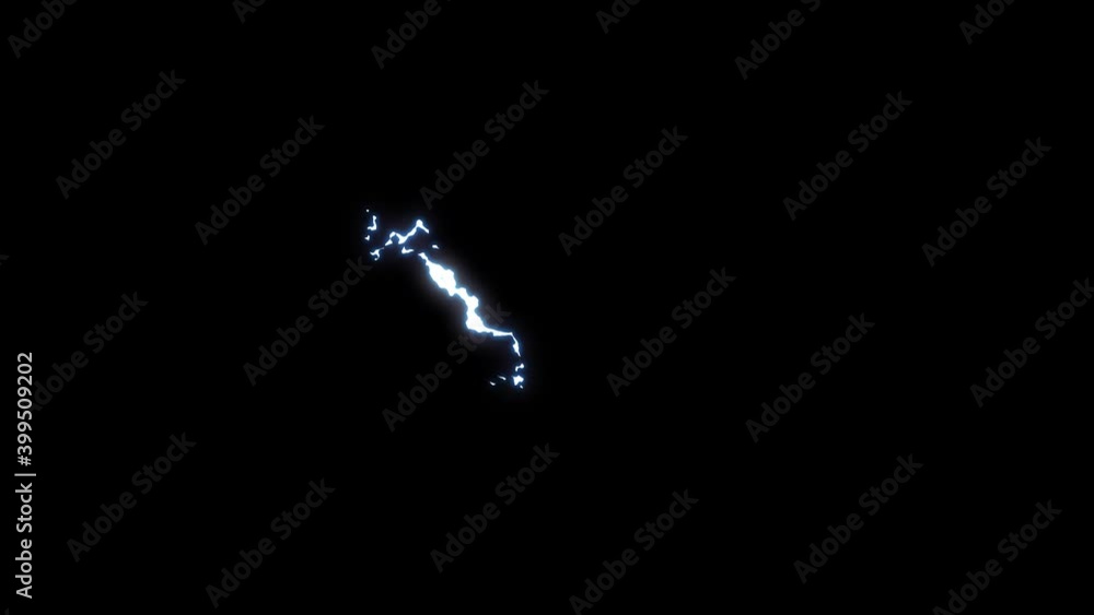 2D Electricity Lightning Effects 10 in 1 Pack, Cartoon Flash FX ...