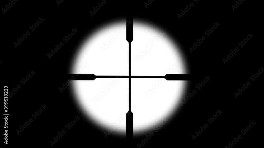 rifle scope element animation Stock Video | Adobe Stock