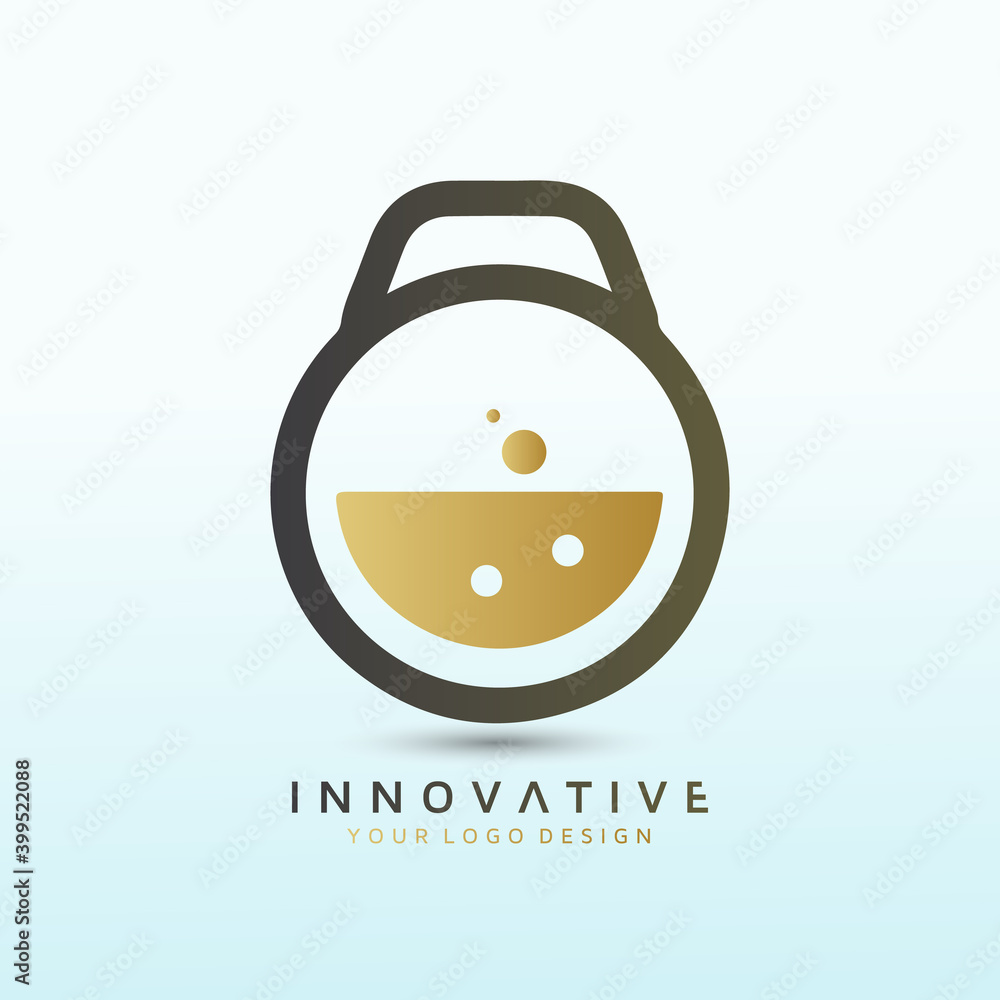 Lab image icon fitness vector logo design, fitness logo design ...