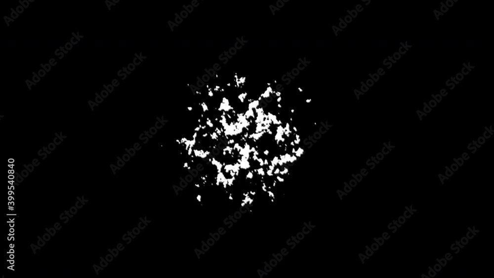 Stockvideo Splatter ink, Ink, Blots. Abstract black watercolor ink ...