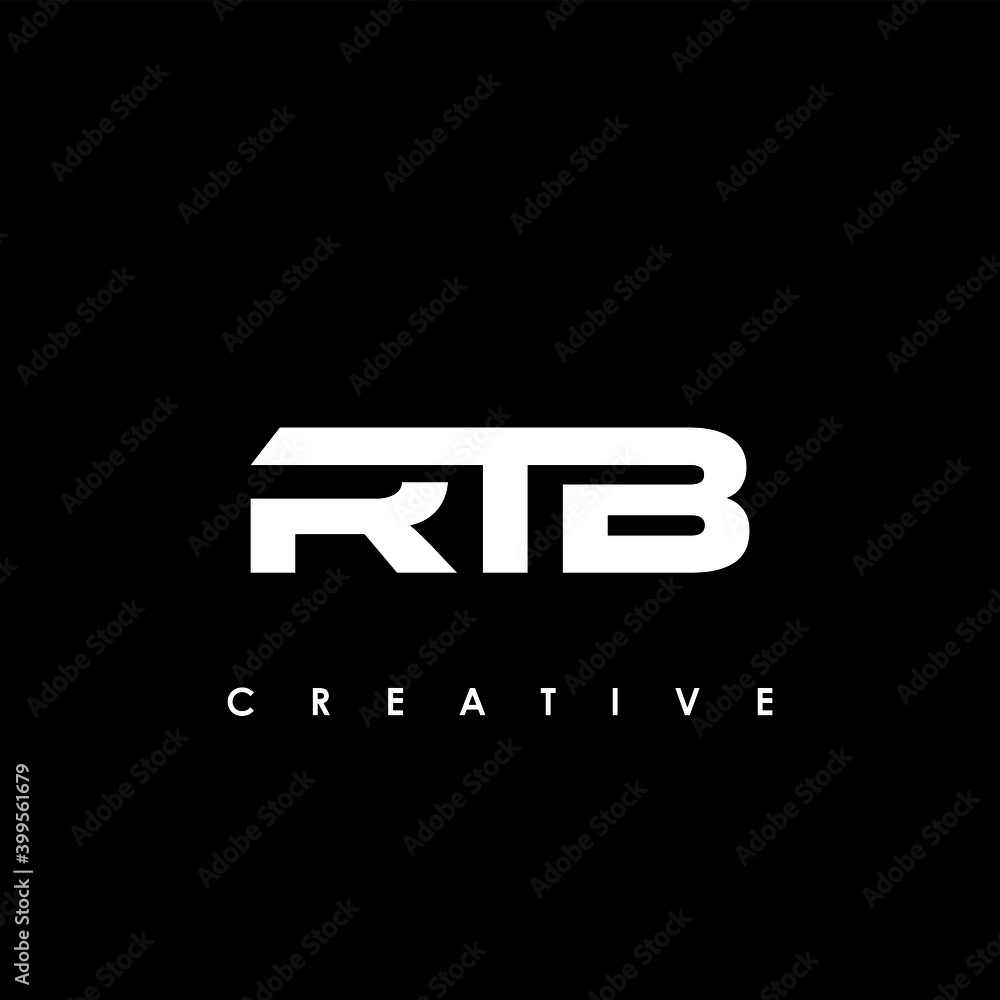 RTB Letter Initial Logo Design Template Vector Illustration Stock ...