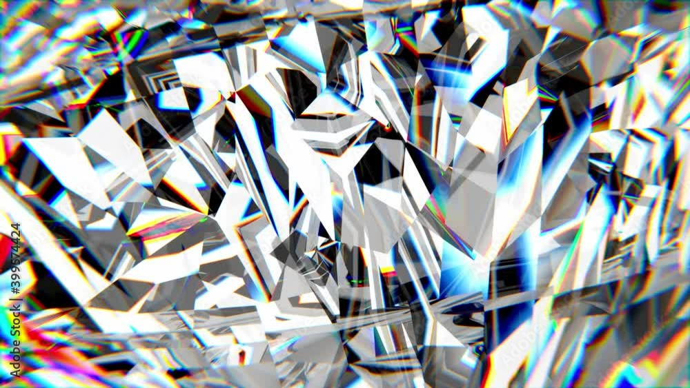 Realistic 360-degree seamless looping spin of the precious shining ...