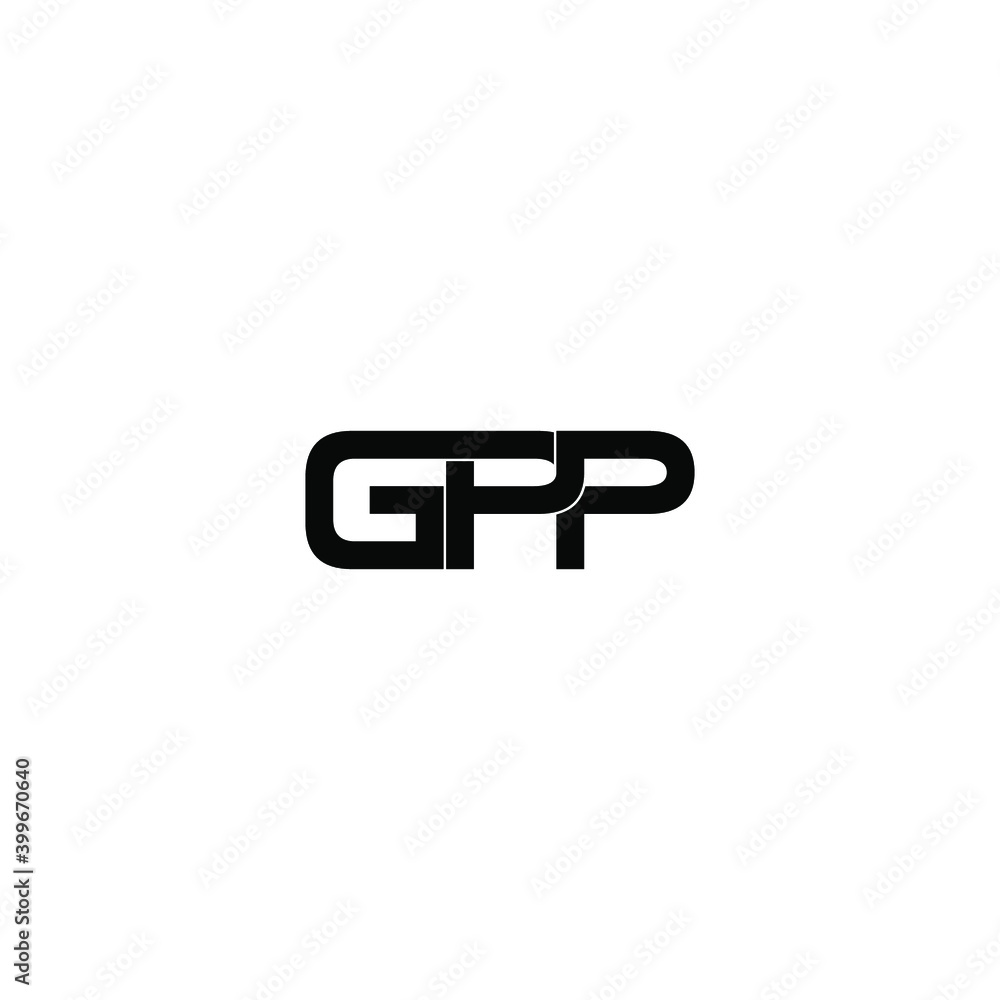 gpp letter original monogram logo design Stock Vector | Adobe Stock