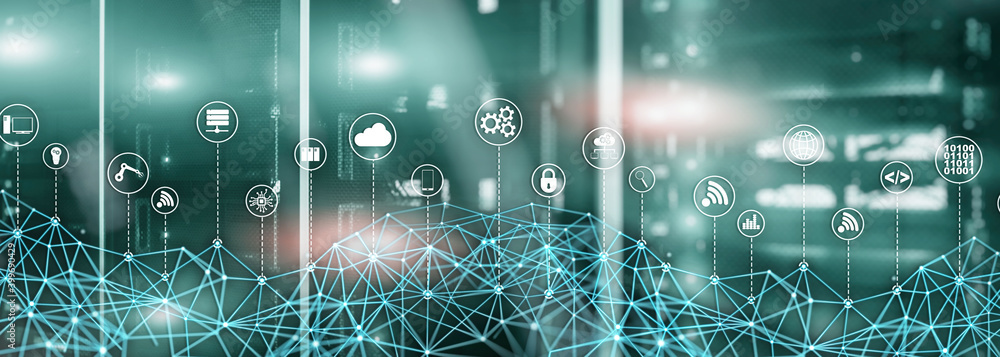 Universal Global Network Structure on Abstract Data Center Background ...