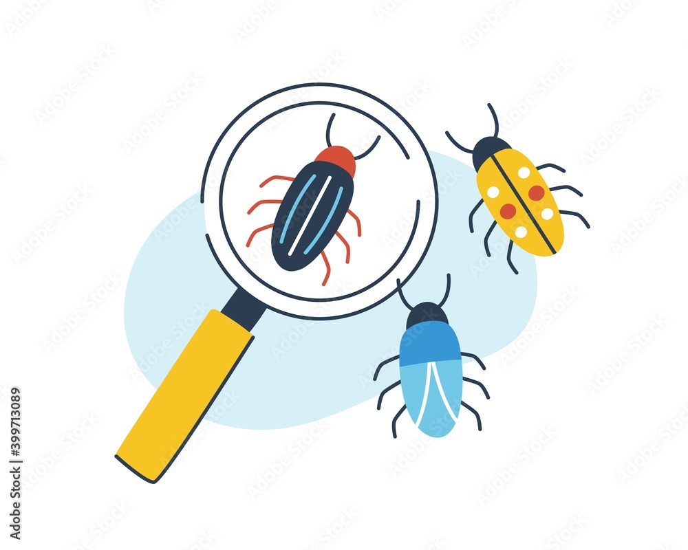 Concept of biology, entomology and coleopterology. Composition of ...