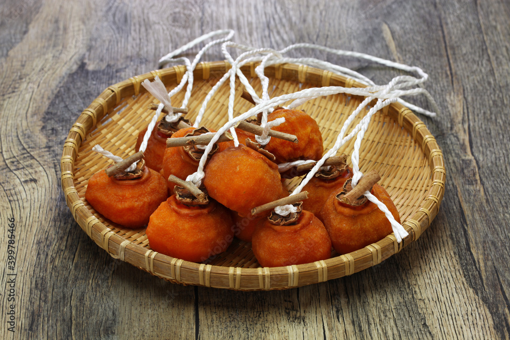 How to make Japanese dried persimmons ( Hoshigaki ); finished Stock ...