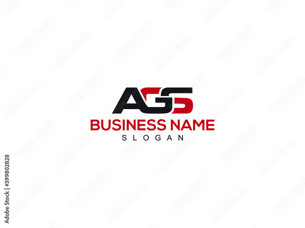Letter AGS, ags logo icon vector Stock Vector | Adobe Stock