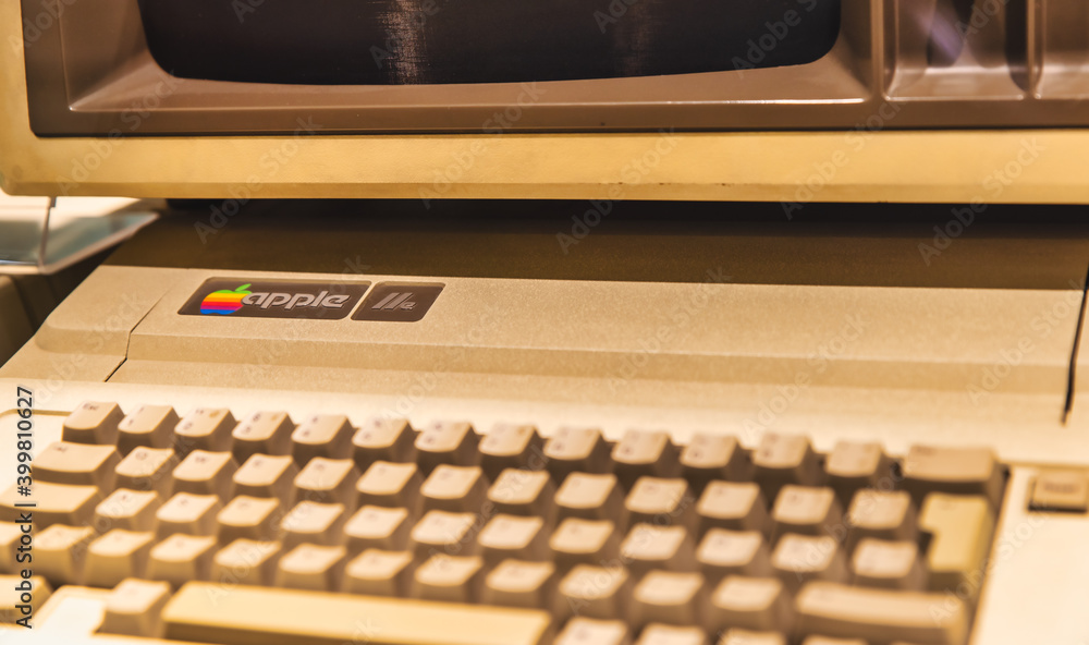 Rainbow Apple Computer Keyboard