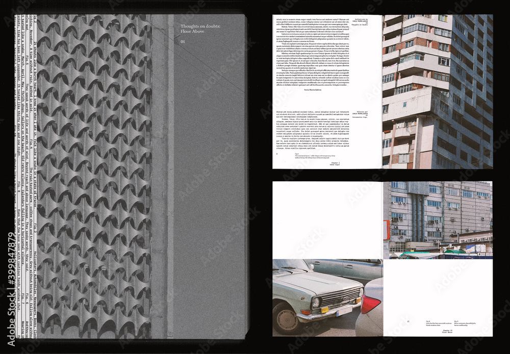 Urban Landscapes Magazine Layout Stock Template | Adobe Stock