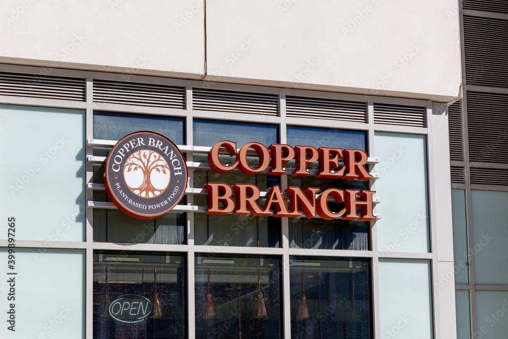 Markham, Ontario, Canada - May 20, 2020: A Copper Branch restaurant in ...