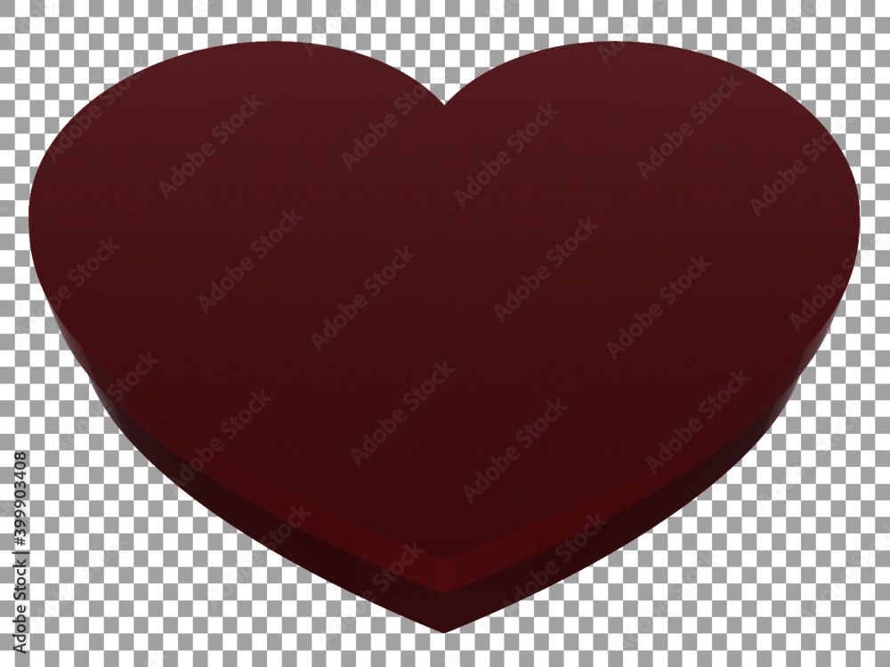 red heart png Stock Vector | Adobe Stock