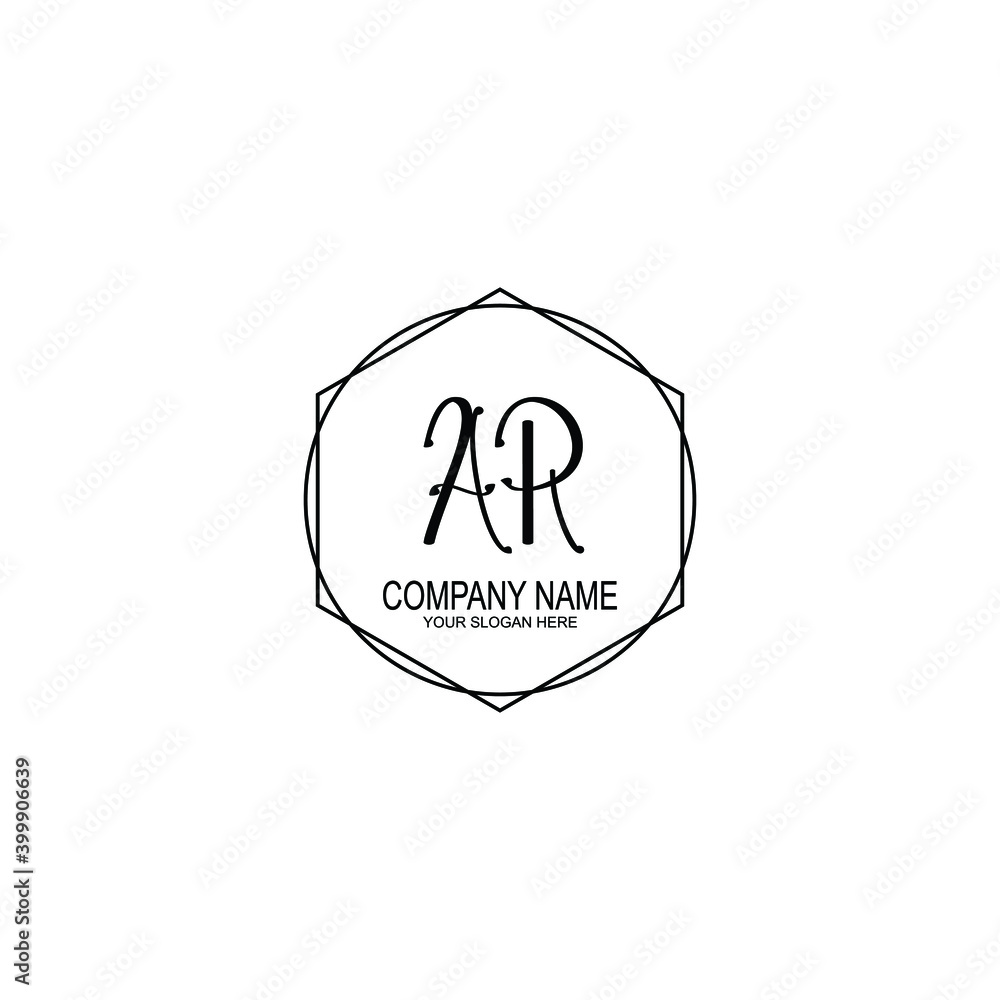 Initial AR Handwriting, Wedding Monogram Logo Design, Modern ...