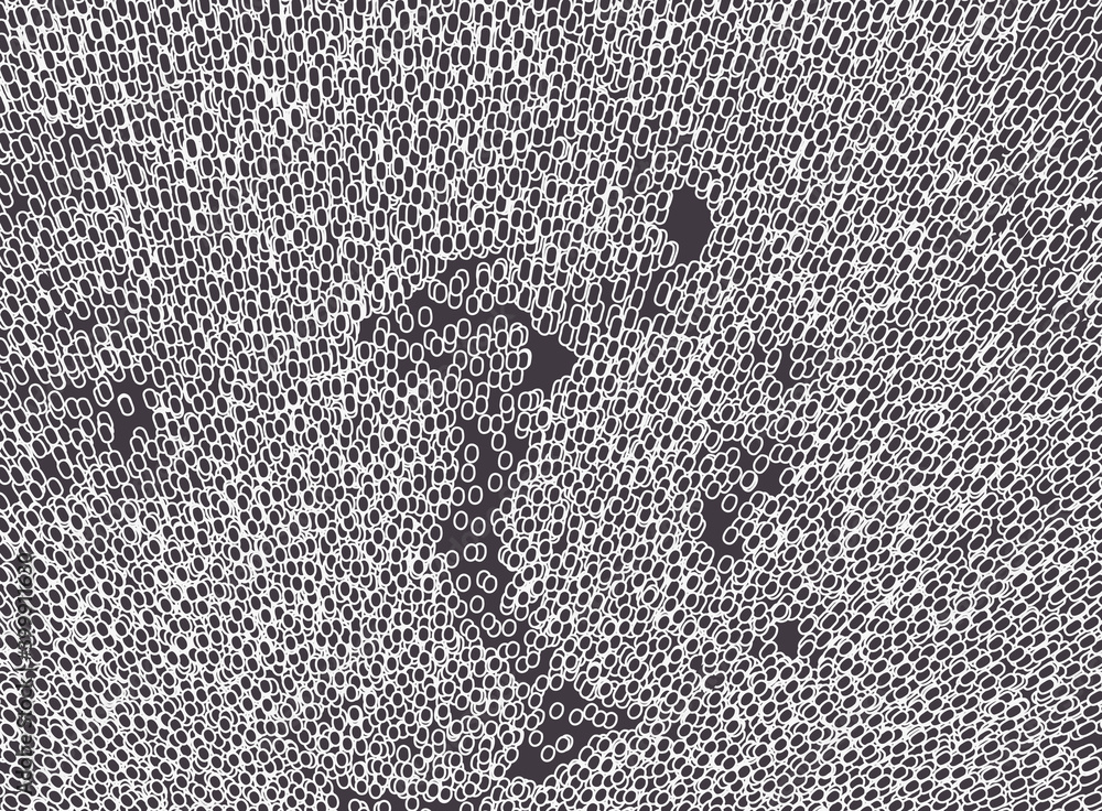 Abstract cellular background. Cell membrane structure in motion. 3D ...