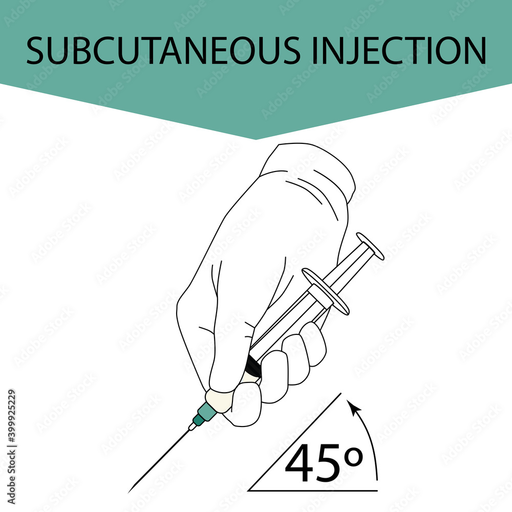 Subcutaneous injection. Effective methods of administration of drugs ...