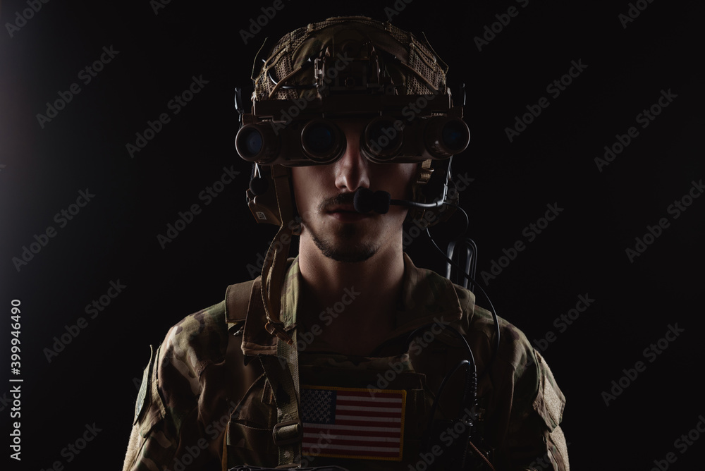 Delta Force soldier, US army special forces. Combat application group ...