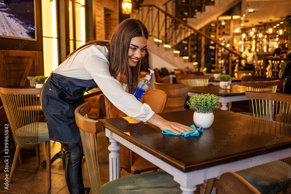 Clean Restaurant Table