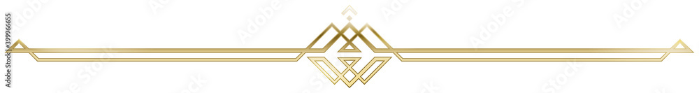 Art Deco Header, diamonds. A text header made in Art-Deco style ...