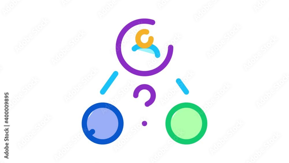 uncertain state of man Icon Animation. color uncertain state of man ...