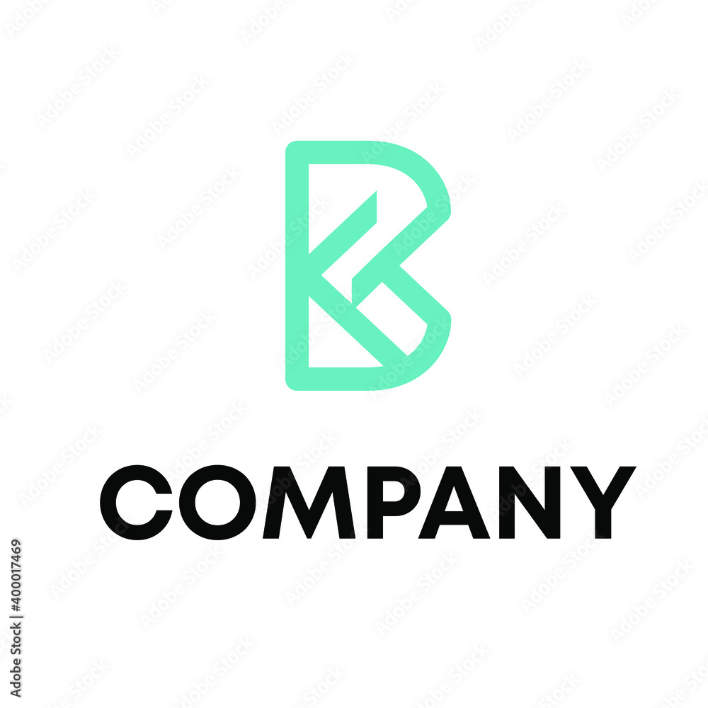 BK Logo Design Stock Vector | Adobe Stock