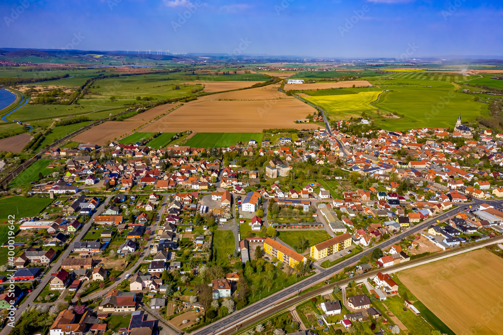 Fotografia do Stock: Berga (Kyffhäuser) Luftbilder | Luftbildaufnahmen ...