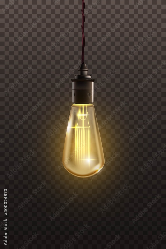 Vintage Lightbulb Png