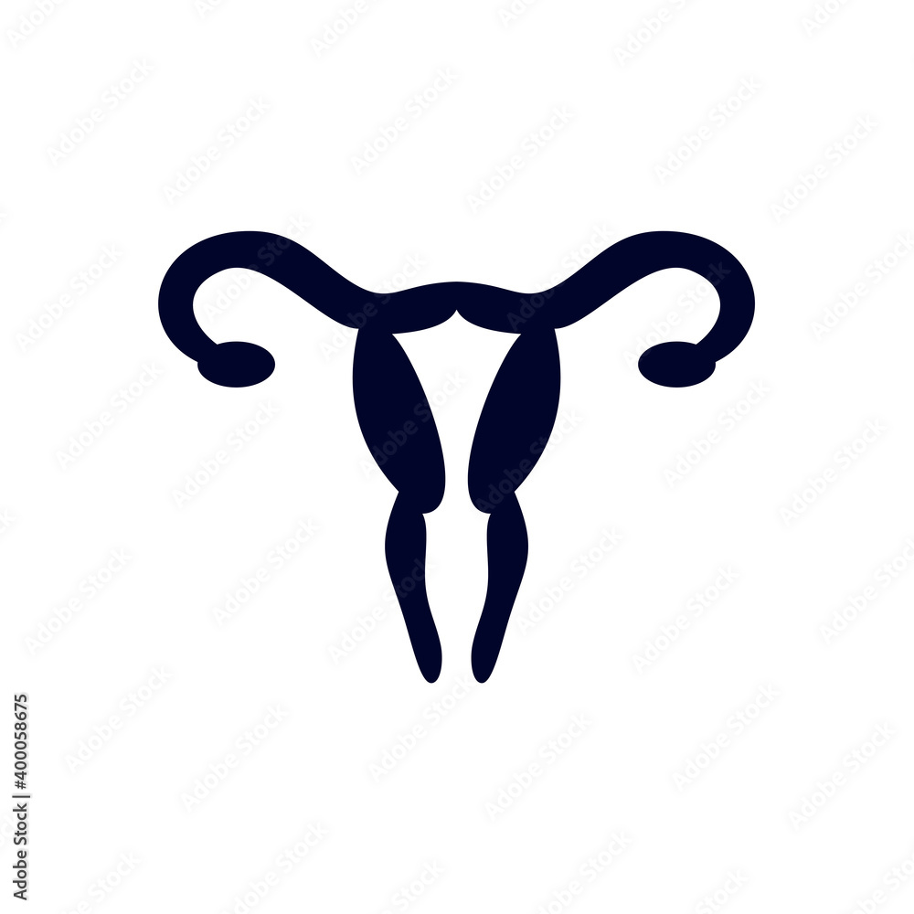 female reproductive organs logo design vector template, Organs logo ...