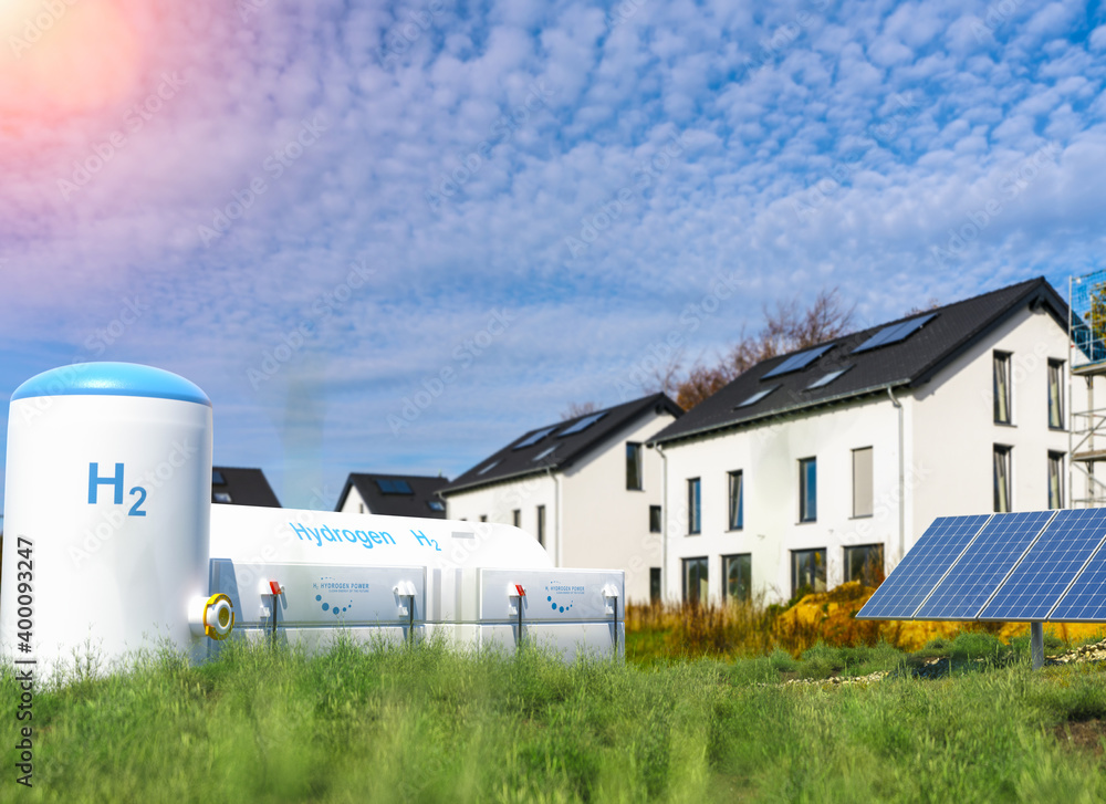 Hydrogen renewable energy production - hydrogen gas for clean ...