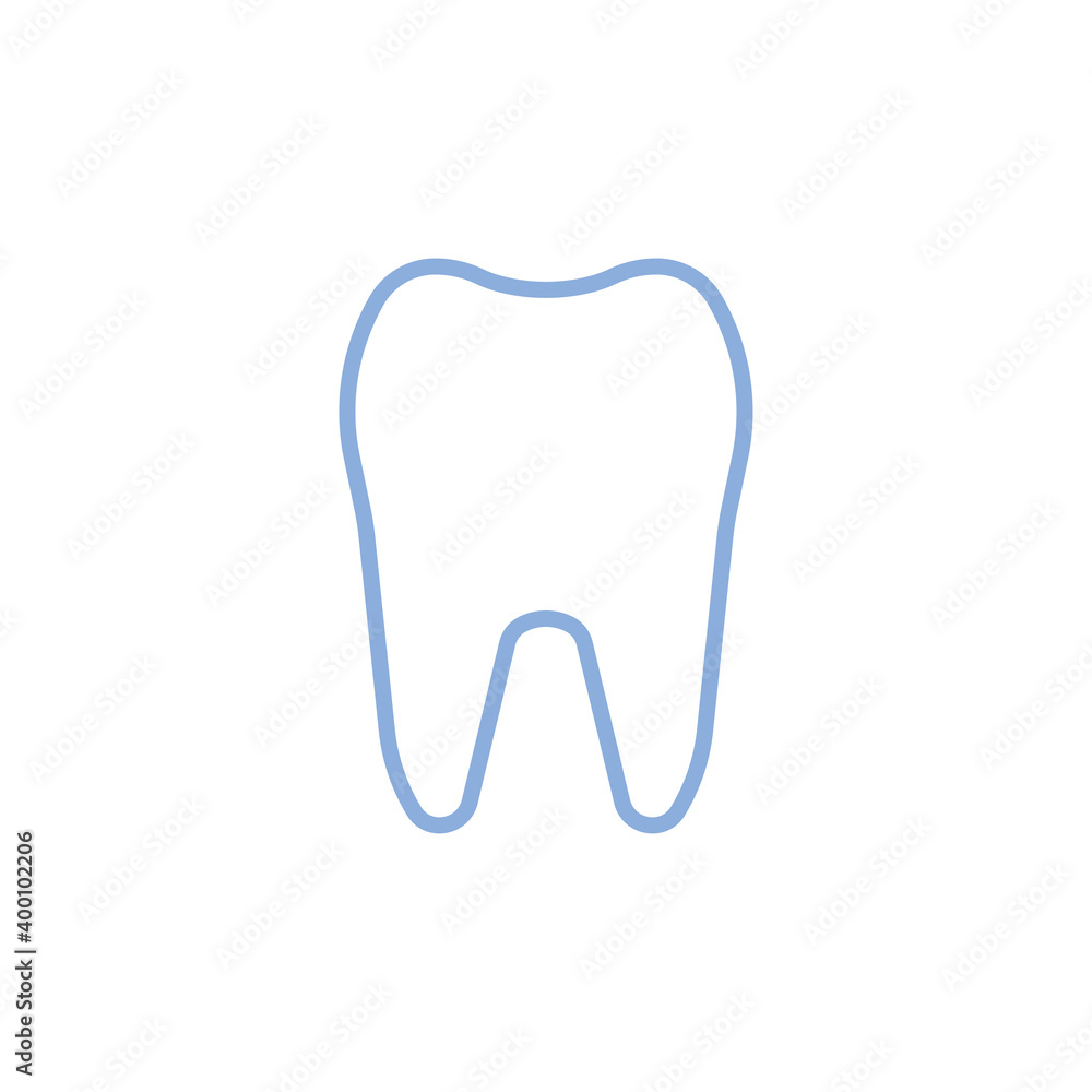 Tooth icon. Symbol of dentist and mouth health. Teeth hygiene vector ...