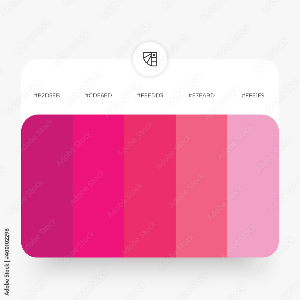 Color palette. Sample flat color palette. Vector illustration eps 10 ...