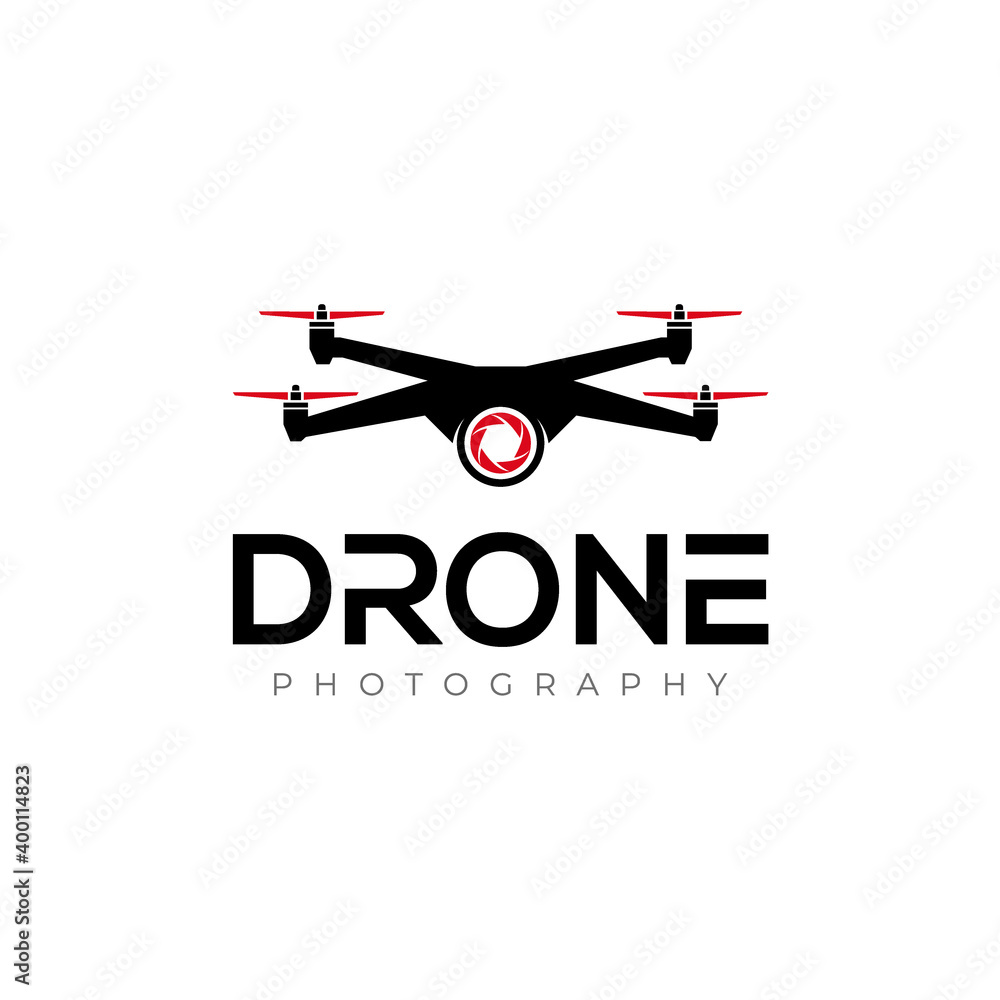 Drone Logo. Drone Photography Logo design vector Stock Vector | Adobe Stock