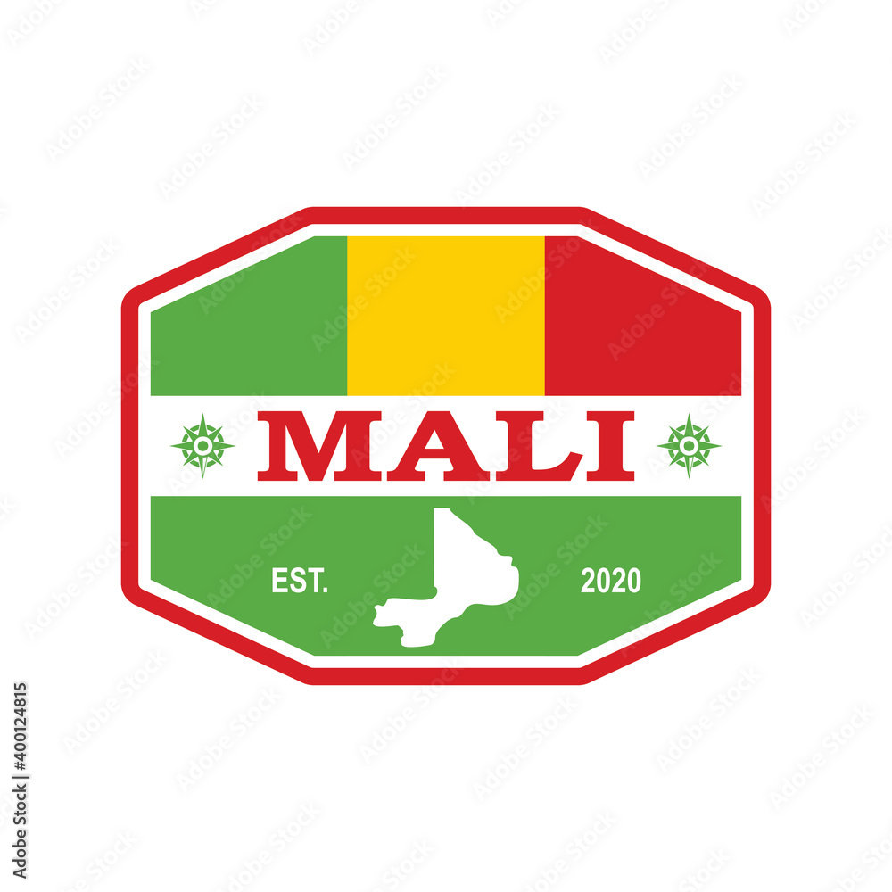 Mali Map Vector , Country Logo Stock Vector | Adobe Stock