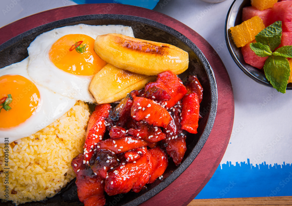 Chicken Silog Special Filipino (Chicksilog) Stock Photo | Adobe Stock