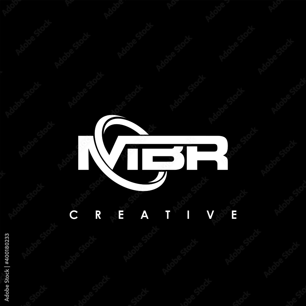 MBR Letter Initial Logo Design Template Vector Illustration Stock ...