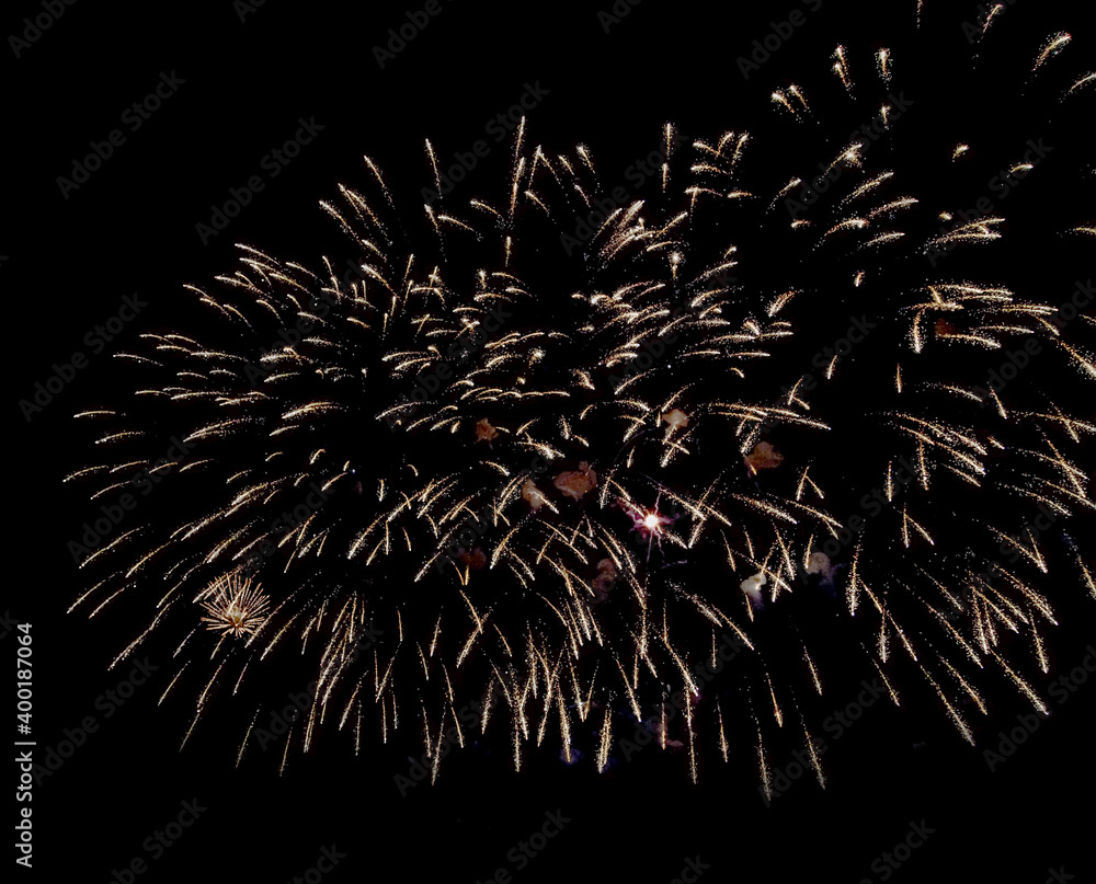 Firework cracker background festive banner Stock Photo | Adobe Stock