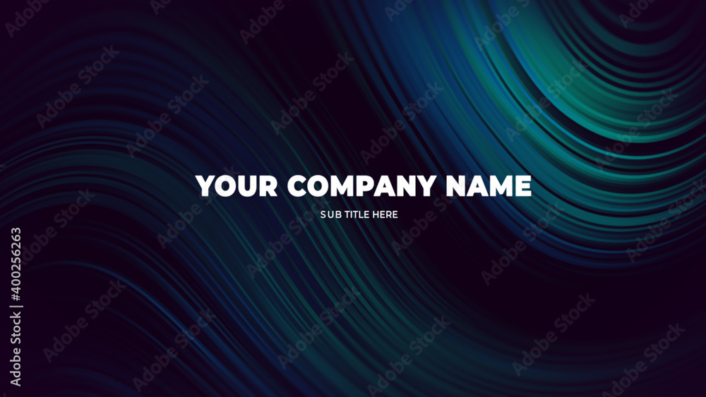 Abstract 3D Shapes Text Full Frame Title Stock Template | Adobe Stock