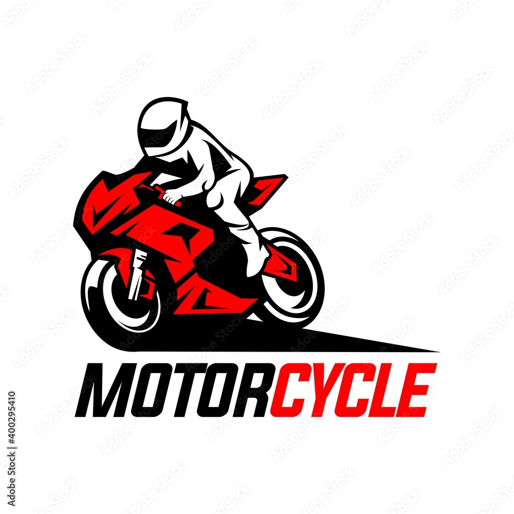 MOTORCYCLE LOGO Stock Vector | Adobe Stock