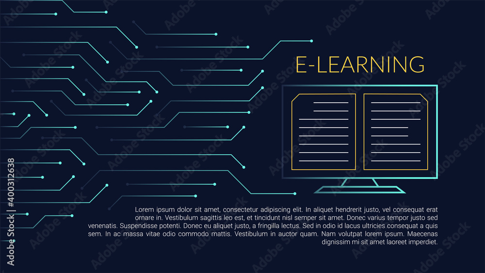 Vector abstract background on the theme of digital technology, future ...