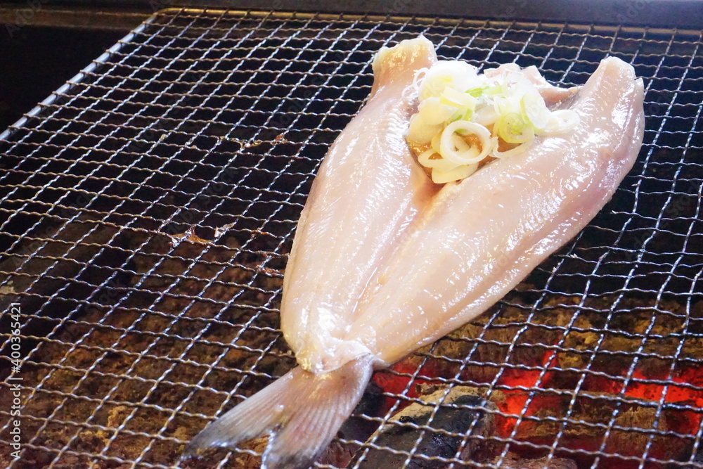 Hokke Chan-chan-yaki, famous local fish grill , in Rebun island ...