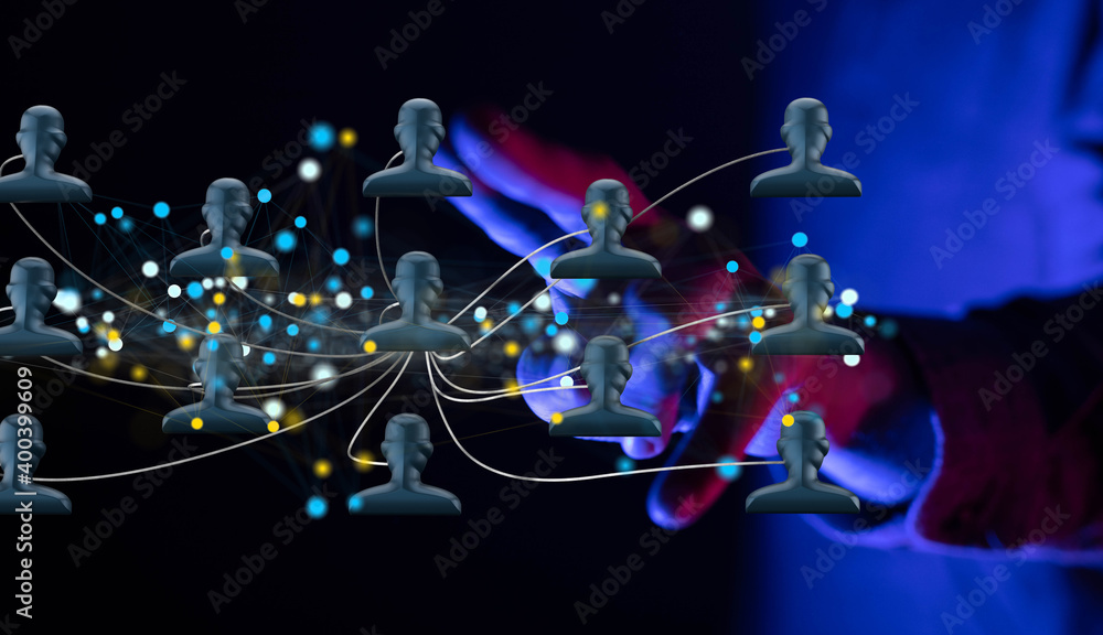 organization chart team concept networking Stock Photo | Adobe Stock