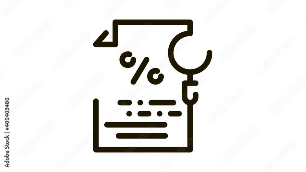 Vidéo Stock Study of Interest Related Documentation Icon Animation ...