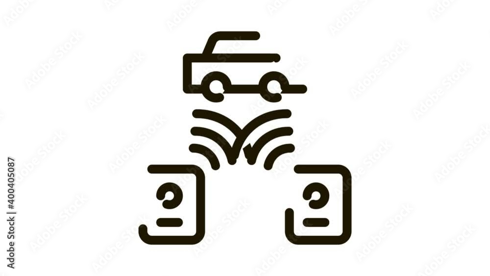 Code Car Grabber Icon Animation. black Code Car Grabber animated icon ...