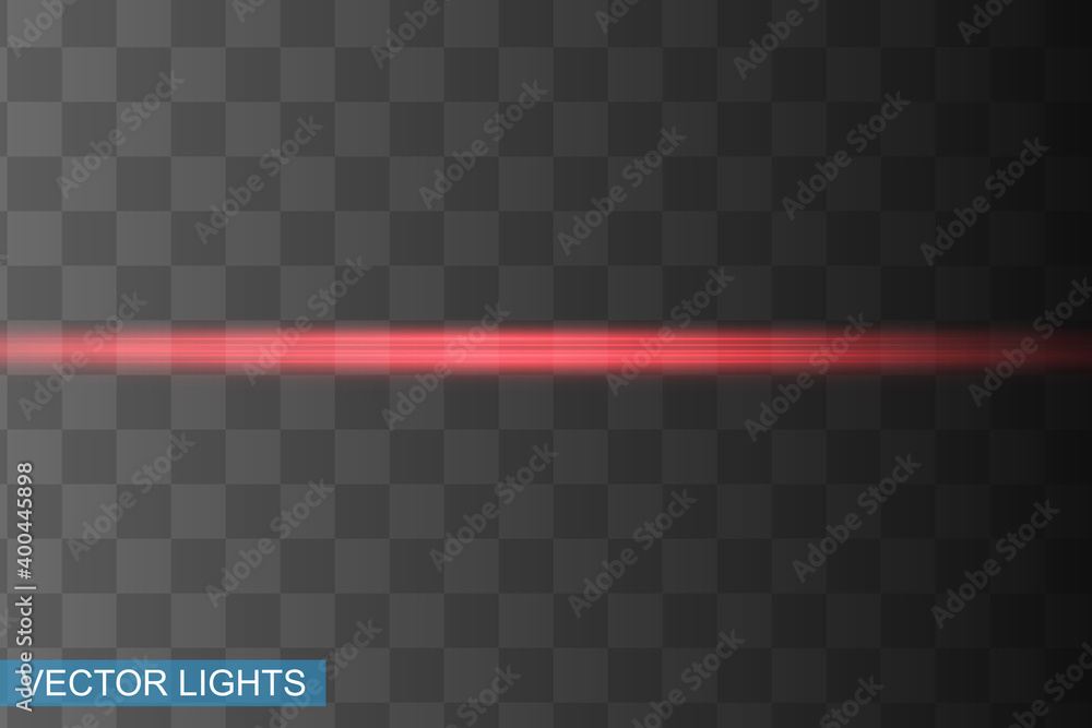 Glow isolated red light effect, lens flare Stock Vector | Adobe Stock
