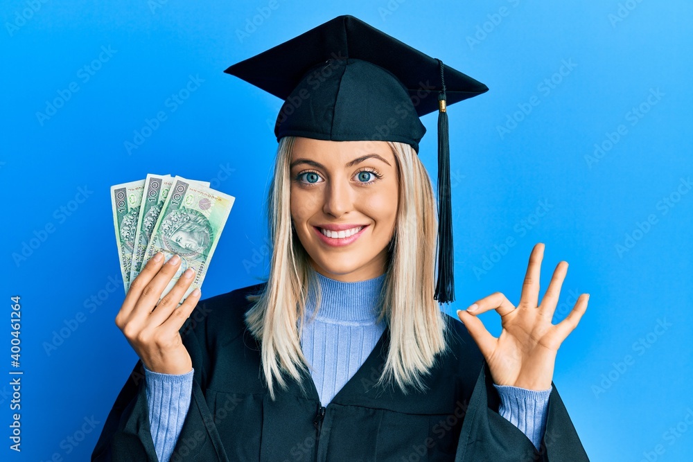 100 Graduation Cap And Sign