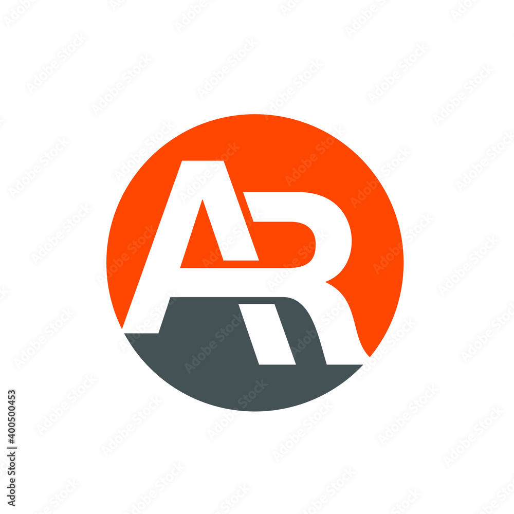 AR logo Stock Vector | Adobe Stock