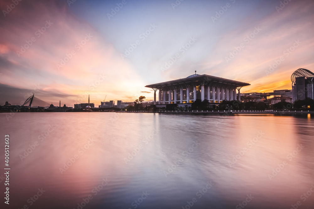 Tuanku Mizan Zainal Abidin Mosque also known as Iron Mosque during ...