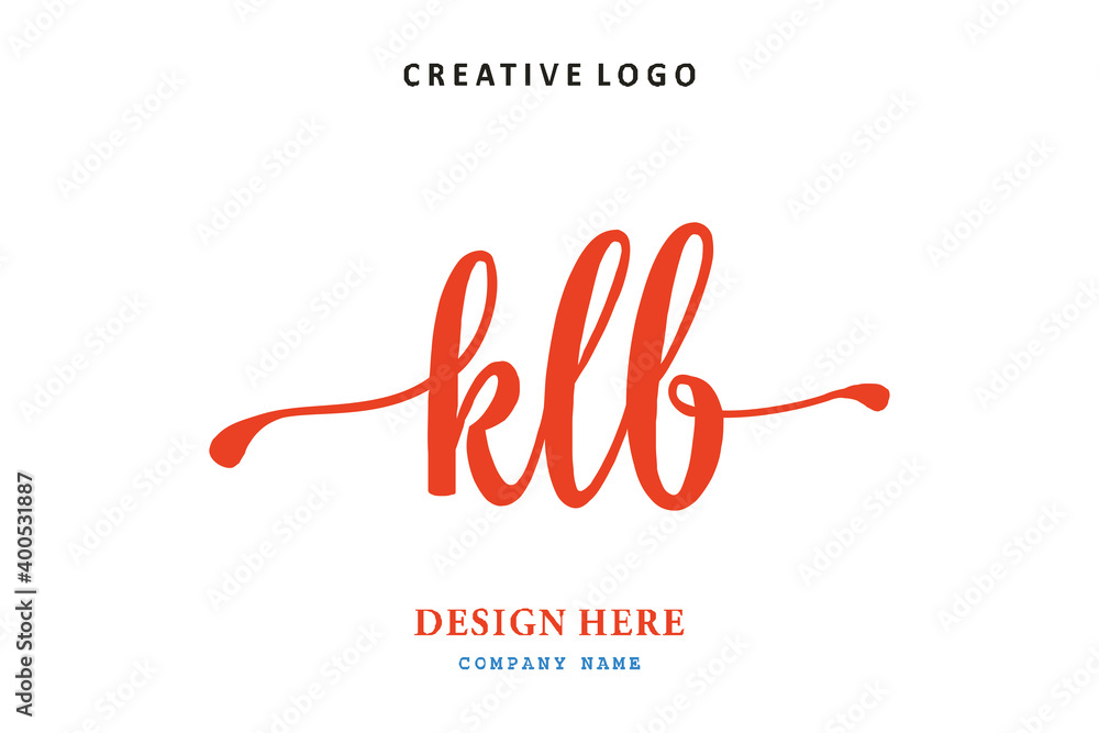 KLB lettering logo is simple, easy to understand and authoritative ...