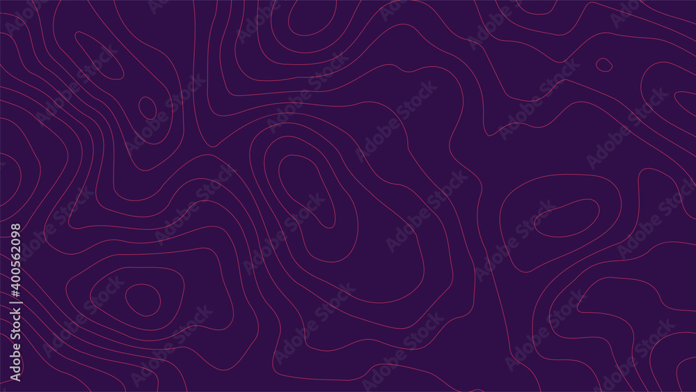 Modern topographic map line background. Concept of Geographic Pathway ...