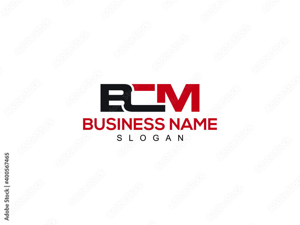 BCM Letter, BCM Logo Icon Vector Stock Stock Vector | Adobe Stock