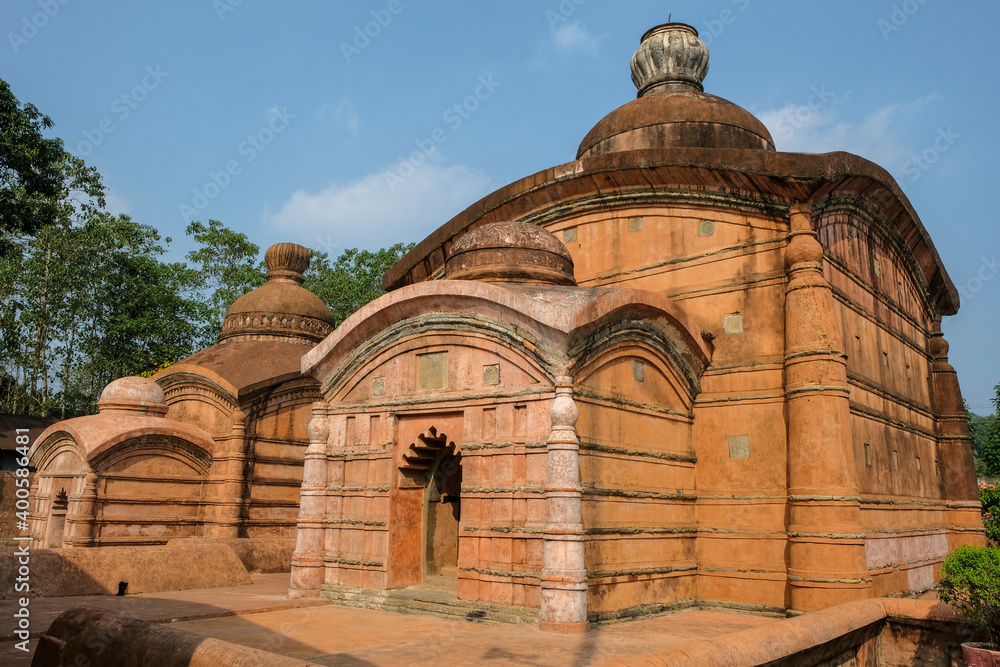 Chaturdasa Devata Temple in the city of Udaipur, the ancient capital of Tripura. India. Stock ...