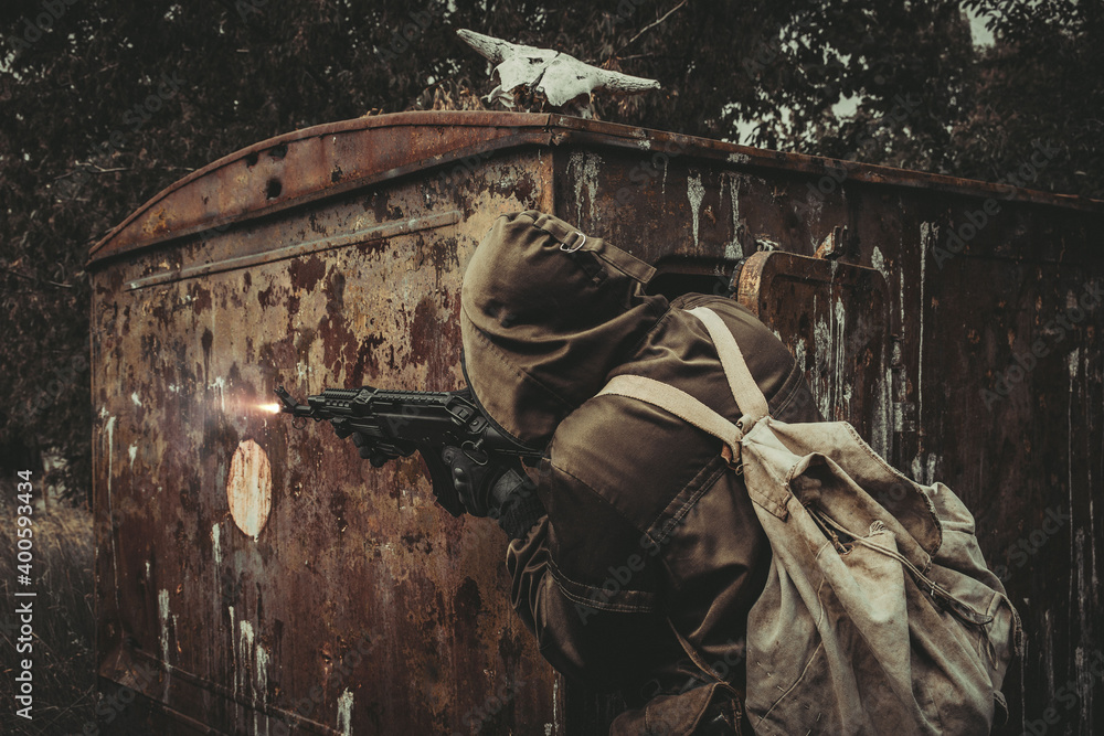 military, cosplay, war, man, military uniform, weapons, shooting ...